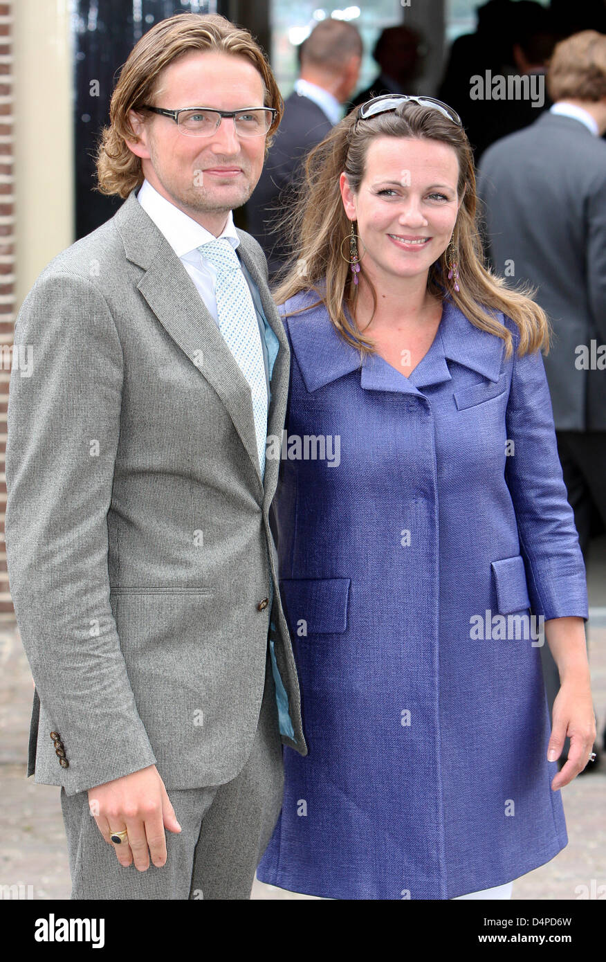Dutch Prince Bernhard (L) and his wife Princess Annette attend the ...