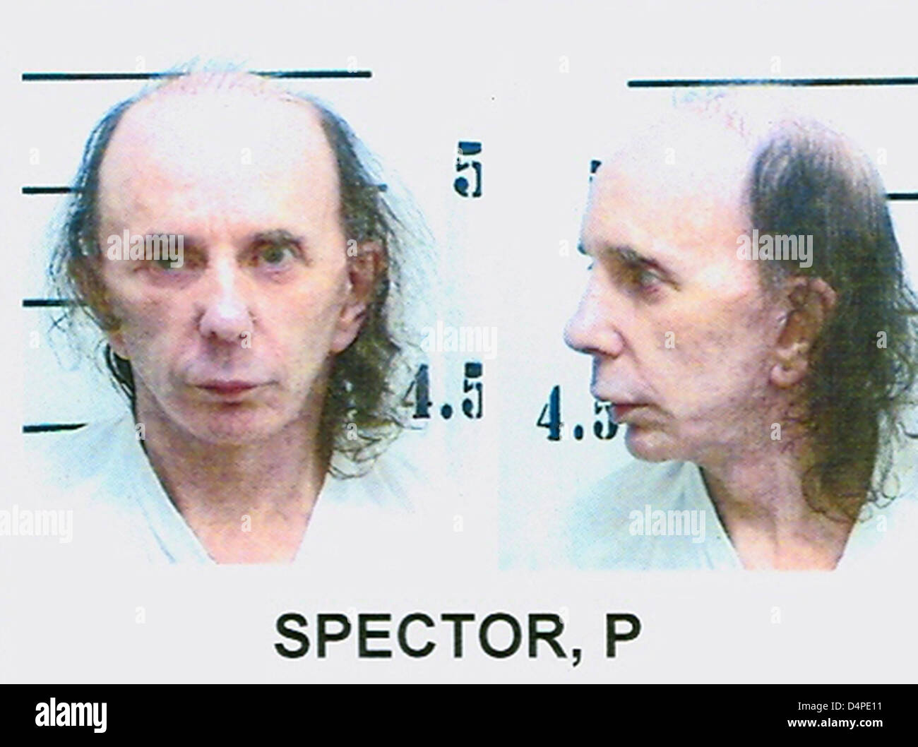 US music producer Phil Spector shown in a handout photograph released ...