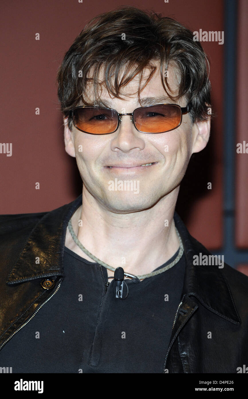 Morten Harket of Norwegian pop band ?a-ha? smiles during the band?s ...