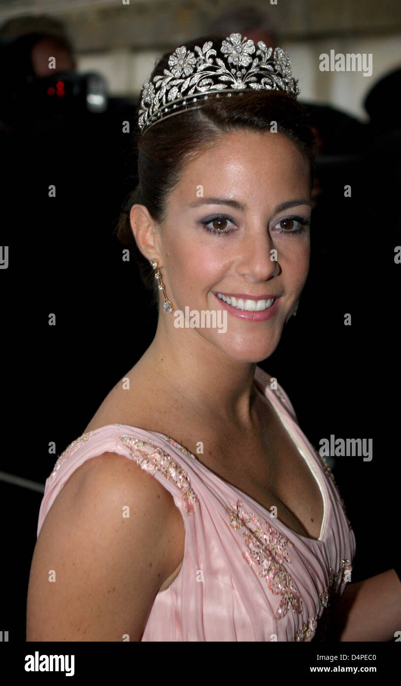 Princess Marie of Denmark arrives for a gala dinner on the occasion of ...