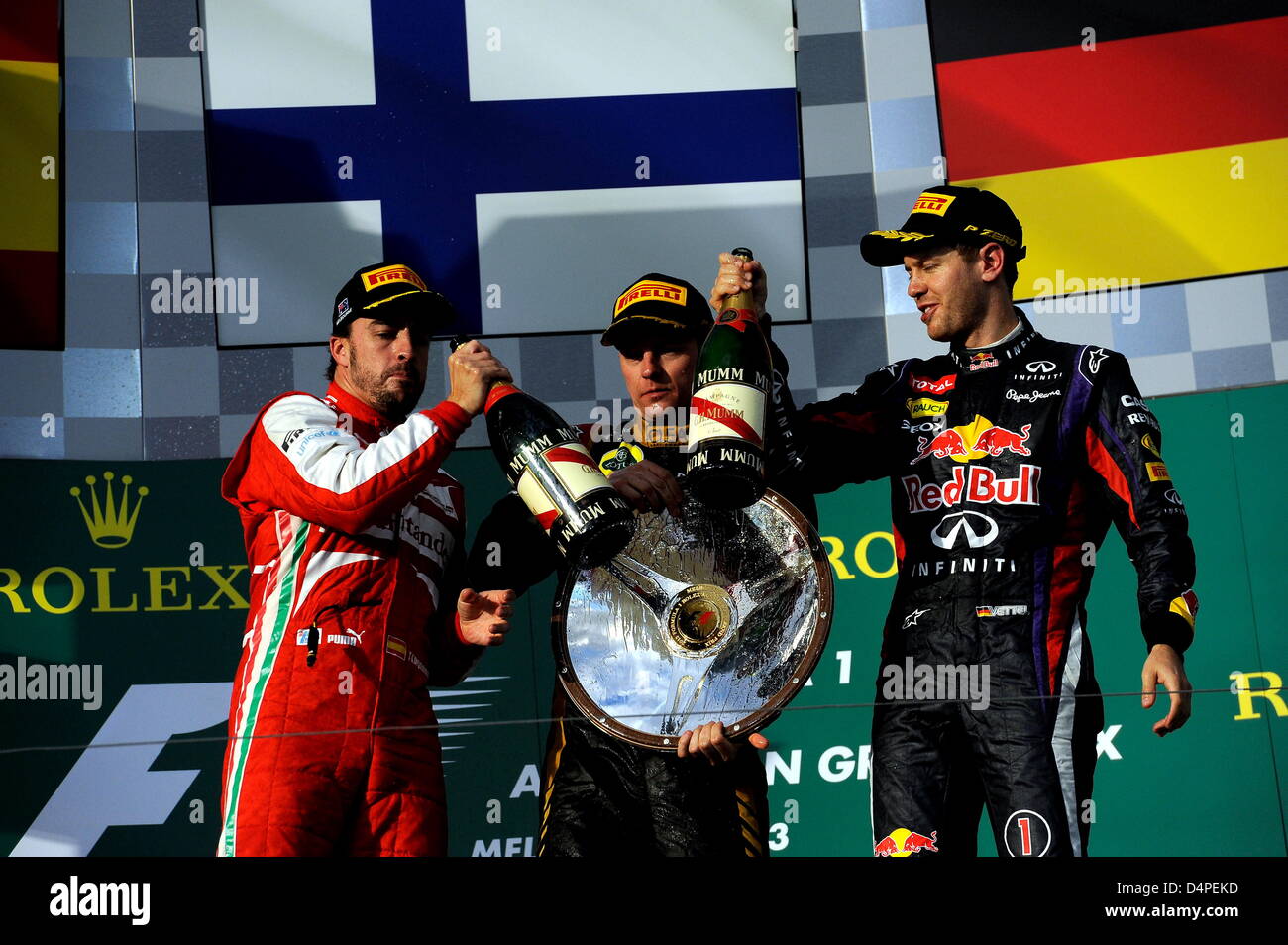 Red bull racing kimi raikkonen hi-res stock photography and images - Alamy