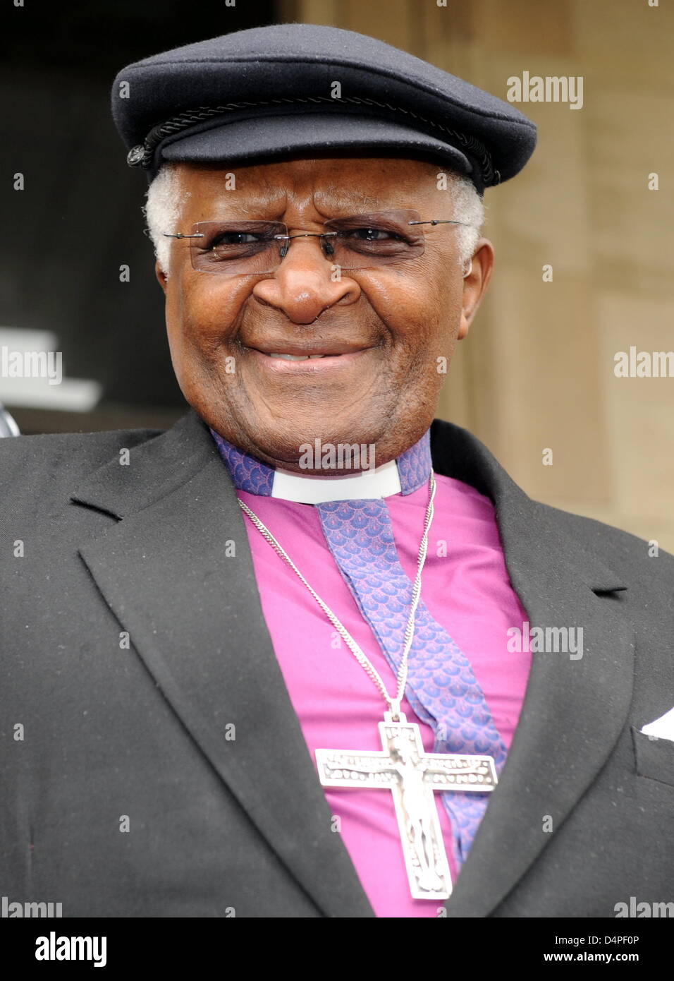 Desmond Tutu, laureate of the Nobel Peace Prize and former South ...