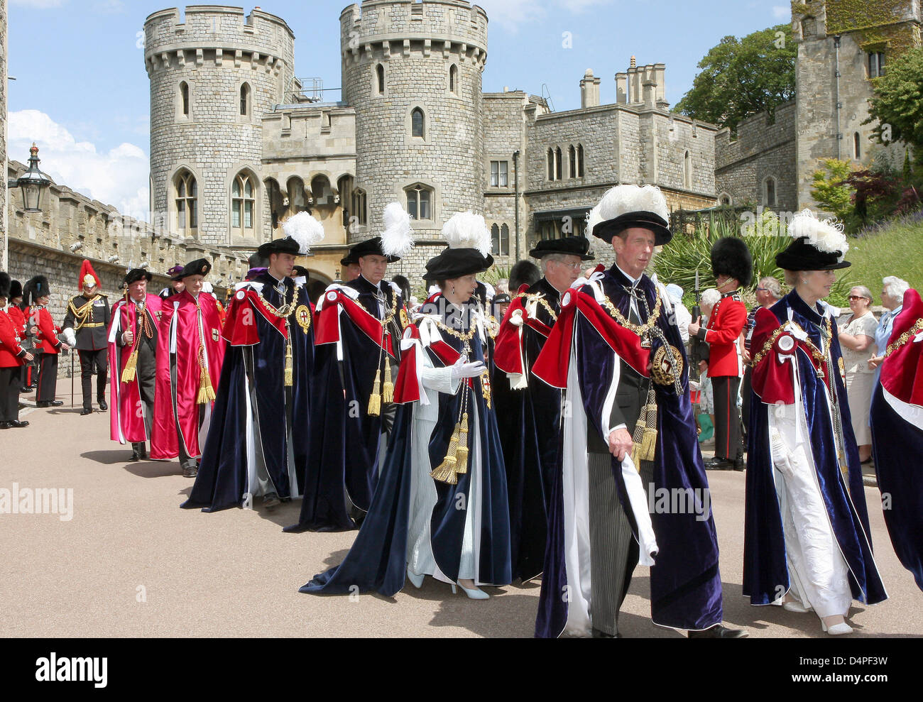 Garter ceremony prince of wales hi-res stock photography and images - Alamy