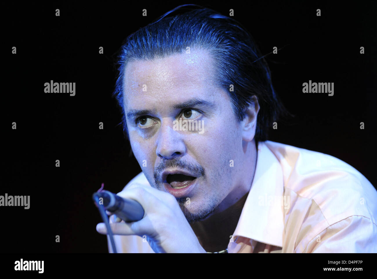 Mike Patton, singer of the US alternative band Faith No More, performs ...