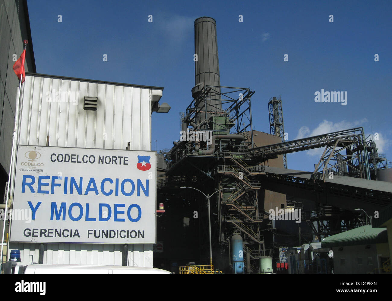 A part of the world?s biggest copper mine pictured in Chuquicamata ...