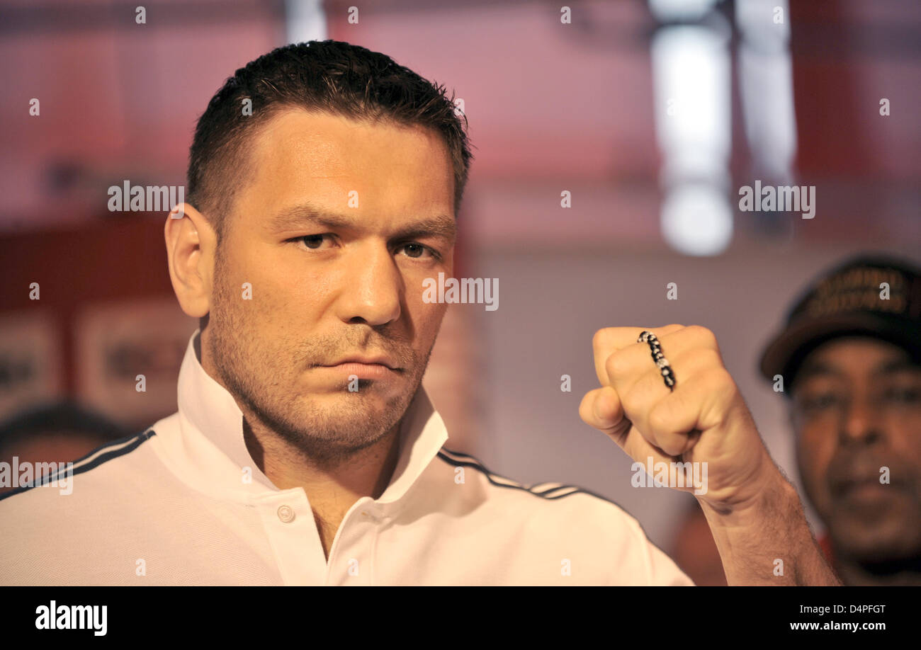 Uzbekh WBA Champion Ruslan Chagaev poses during the official weighing ...