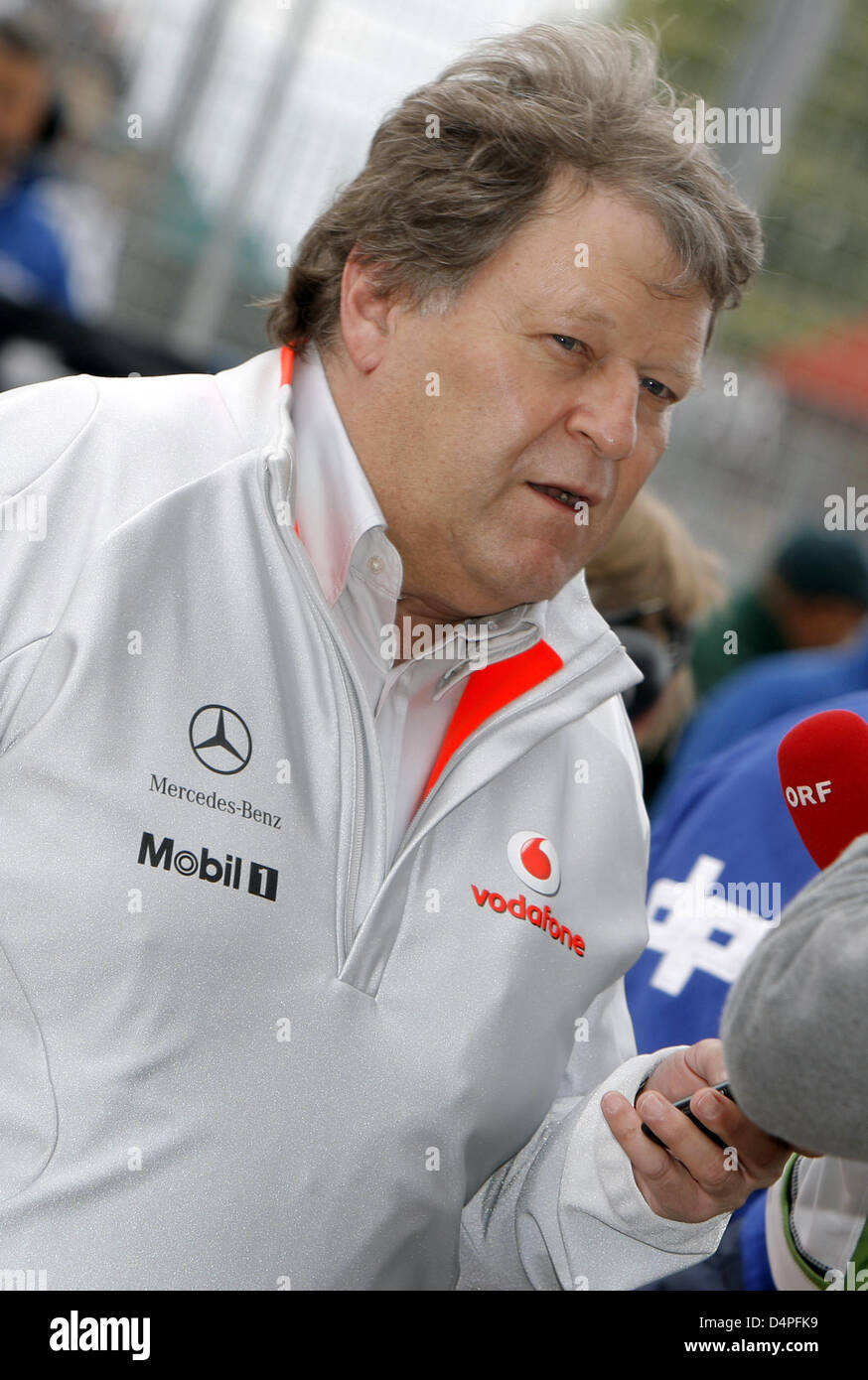 German Norbert Haug, director of Mercedes Motorsport, pictured at ...