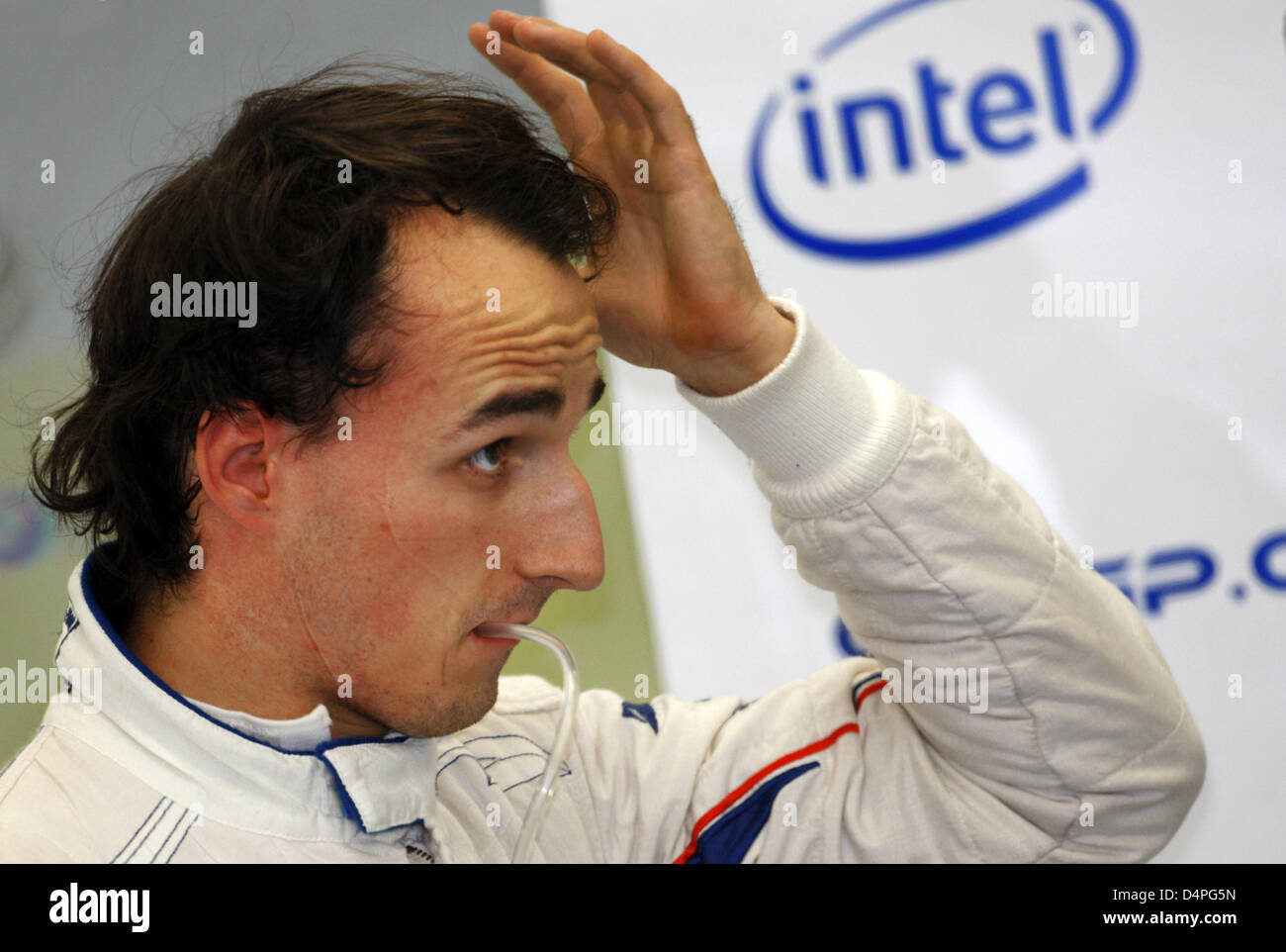 Polish Formula One driver Robert Kubica of BMW Sauber pictured after ...
