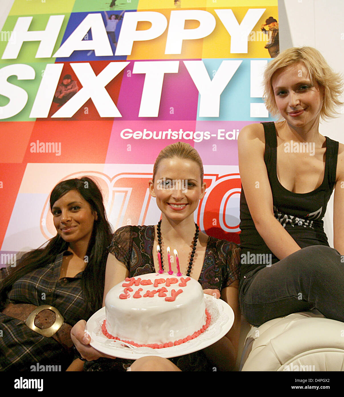 (R-L) Models Mimi Mueller-Westernhagen, Eva Padberg and Collien ...