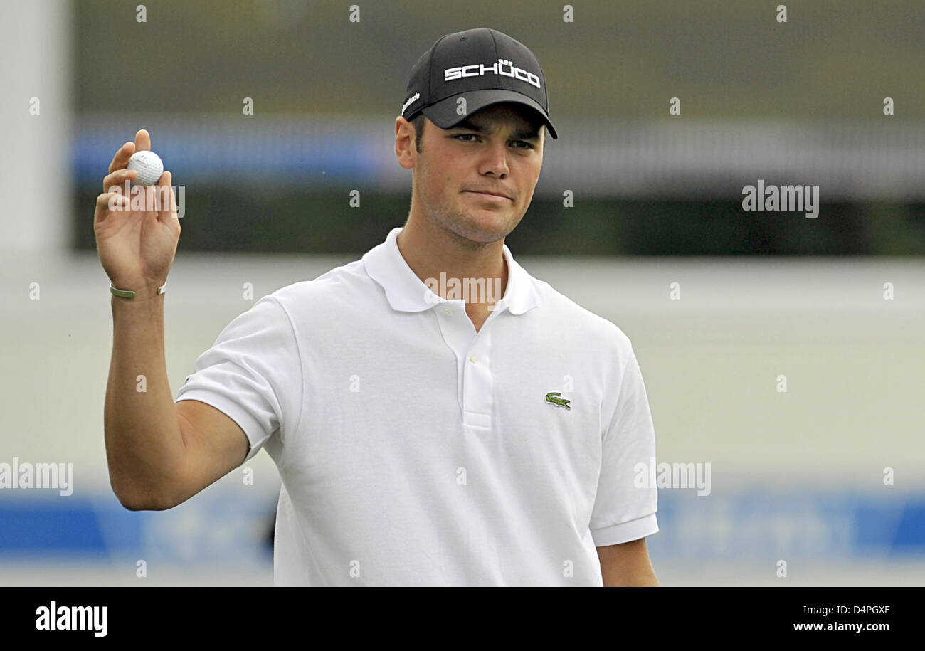 Germany?s Martin Kaymer shows the ball at the BMW International Open ...