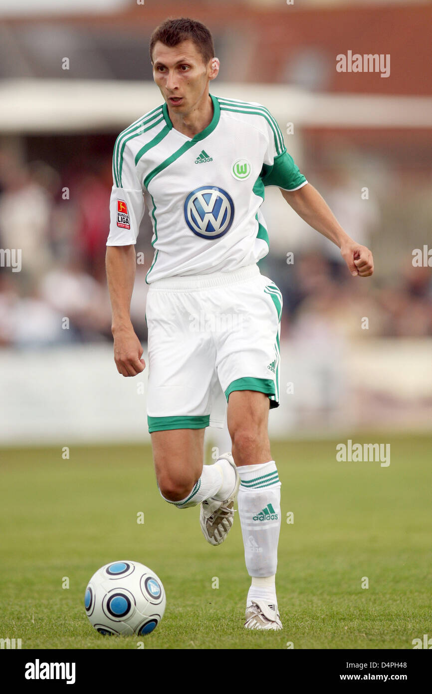 German Bundesliga club VfL Wolfsburg?s Sergiu Radu pictured during the ...
