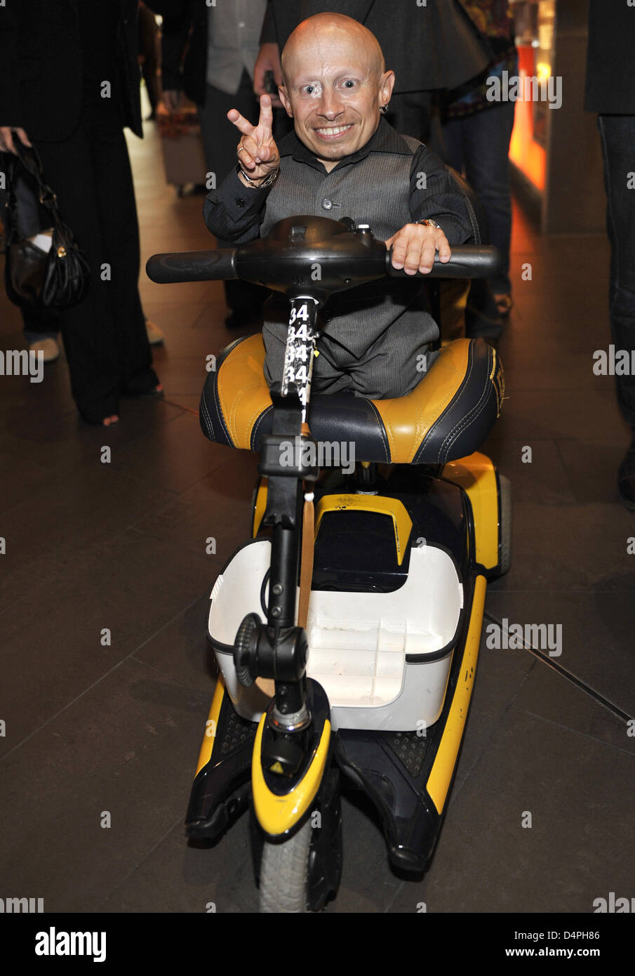 US actor Verne Troyer arrives for the opening of the 27th Munich Film ...