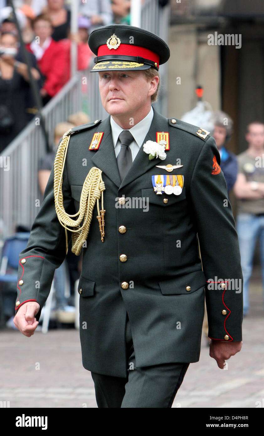 Dutch Prince Willem-Alexander is pictured during the Veterans Day at ...
