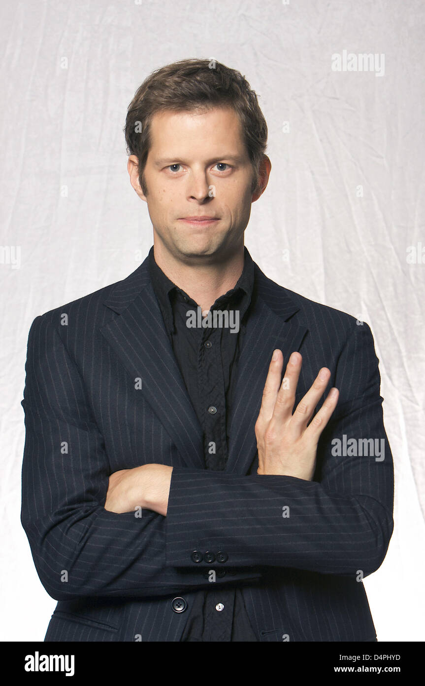 John Wray, US author with an Austrian mother, poses in Mainz, Germany ...