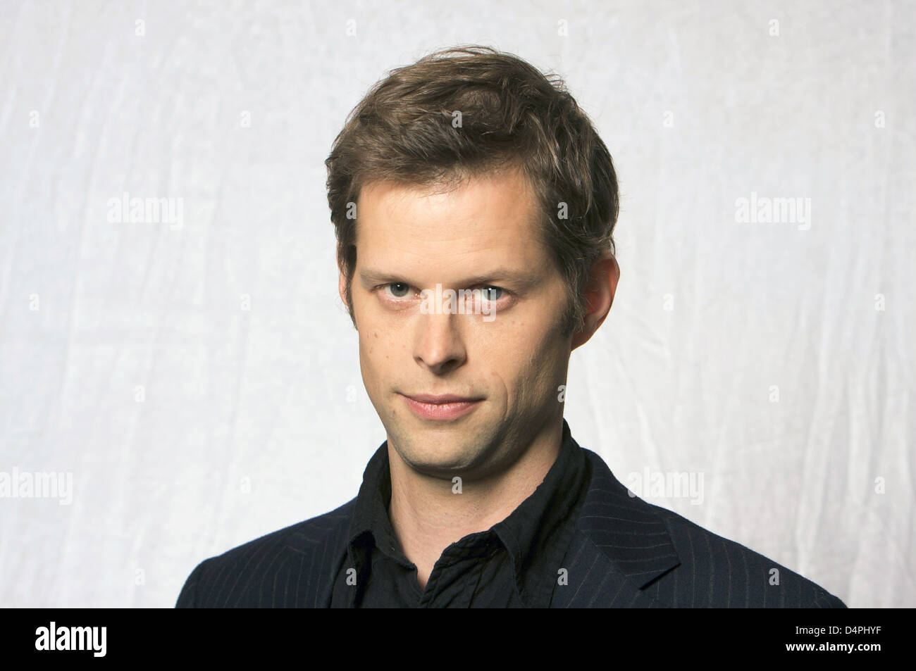 John Wray, US author with an Austrian mother, poses in Mainz, Germany ...