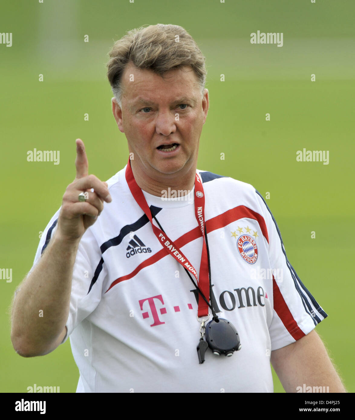 Louis van Gaal, new head coach of German Bundesliga club FC Bayern ...
