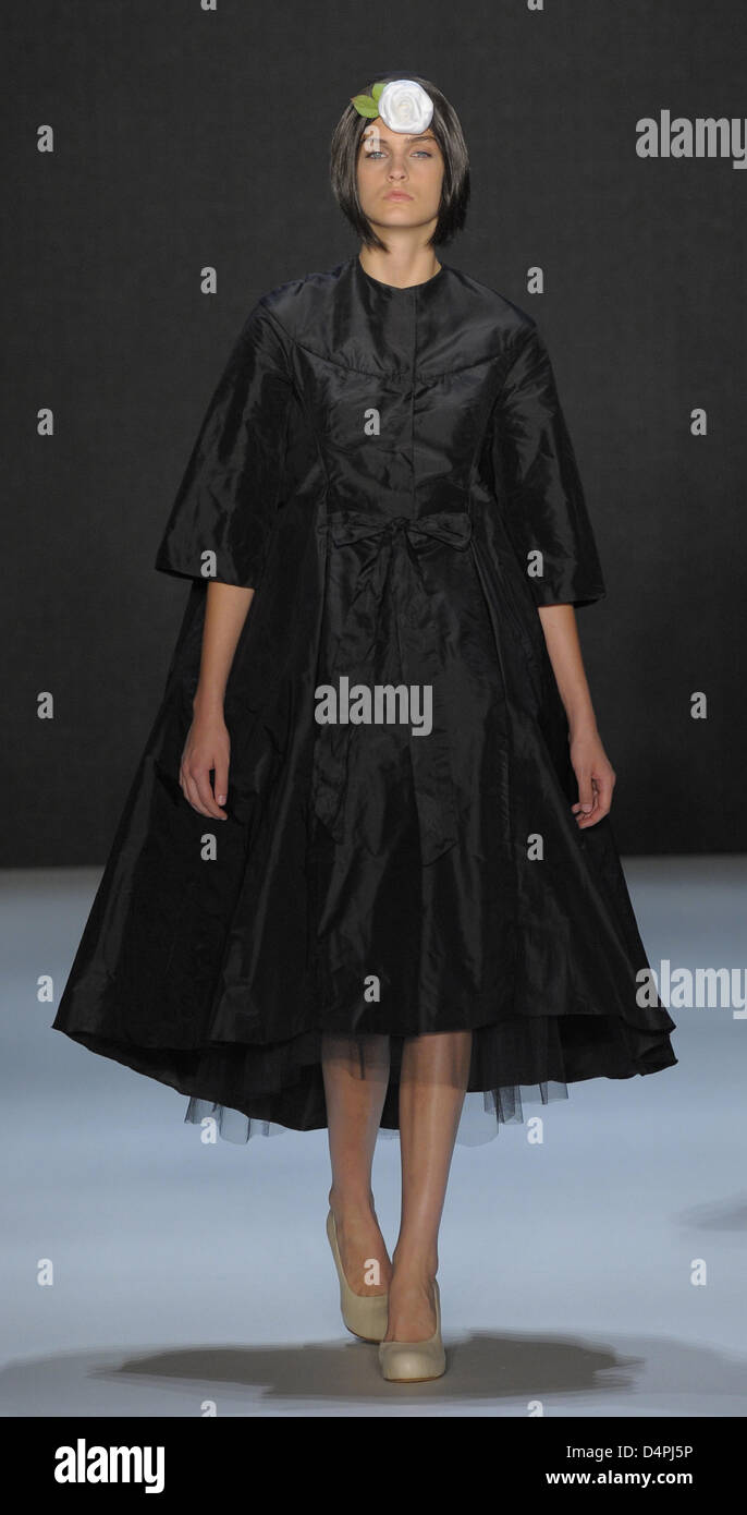A model presents a creation of Argentinian label ?Ramirez? at the ...