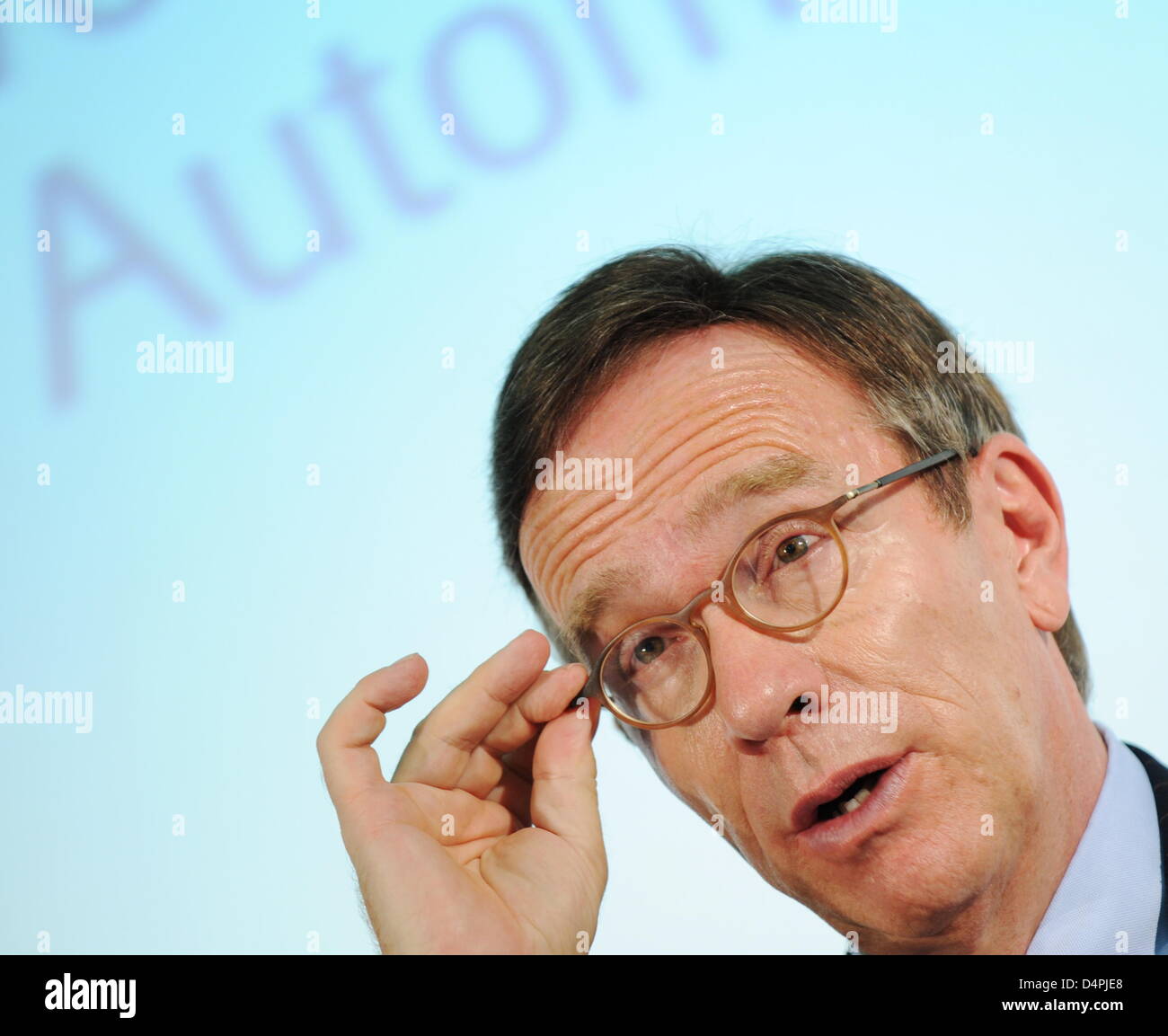 Matthias Wissmann, President of German Association of the Automotive ...