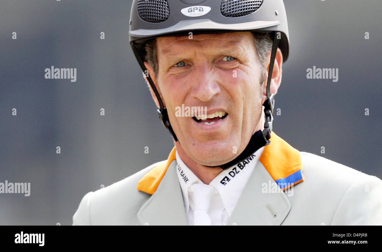 Germany?s jumping equestrian Ludger Beerbaum and his horse ?Gotha ...