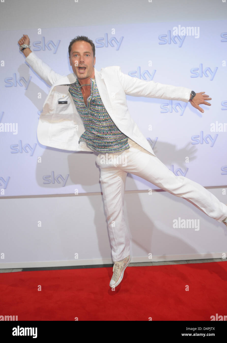 German John Friedmann arrives for the relaunch of German pay TV channel ...