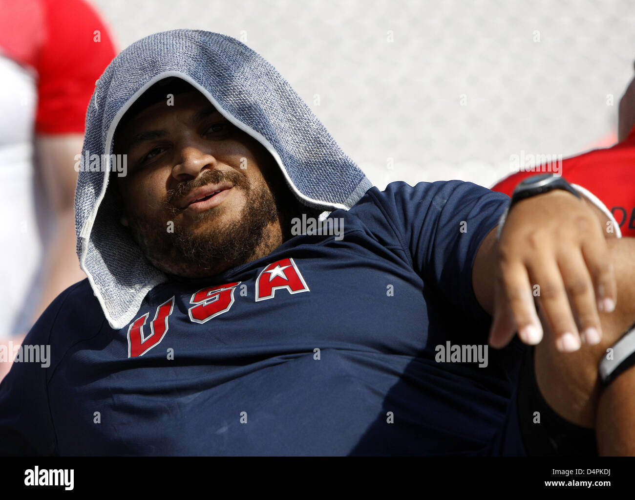 USA?s Reese Hoffa during the Shot Put qualification at the 12th IAAF ...