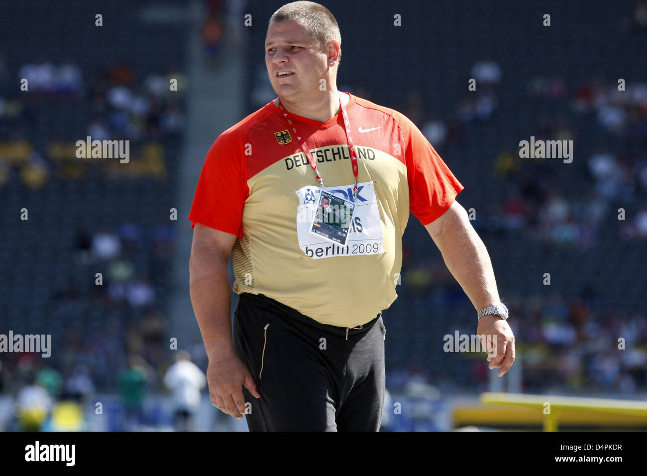 Germany?s Ralf Bartels during the Shot Put qualification at the 12th ...