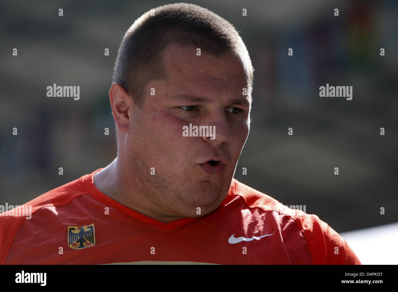 Germany?s Ralf Bartels during the Shot Put qualification at the 12th ...