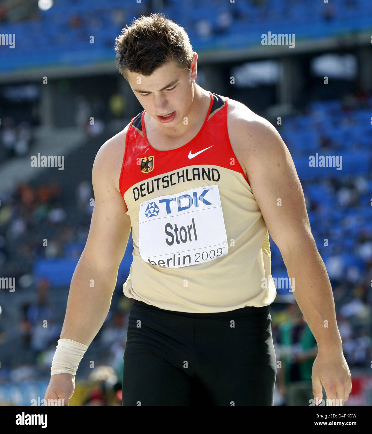 Germany?s David Storl during the Shot Put qualification at the 12th ...