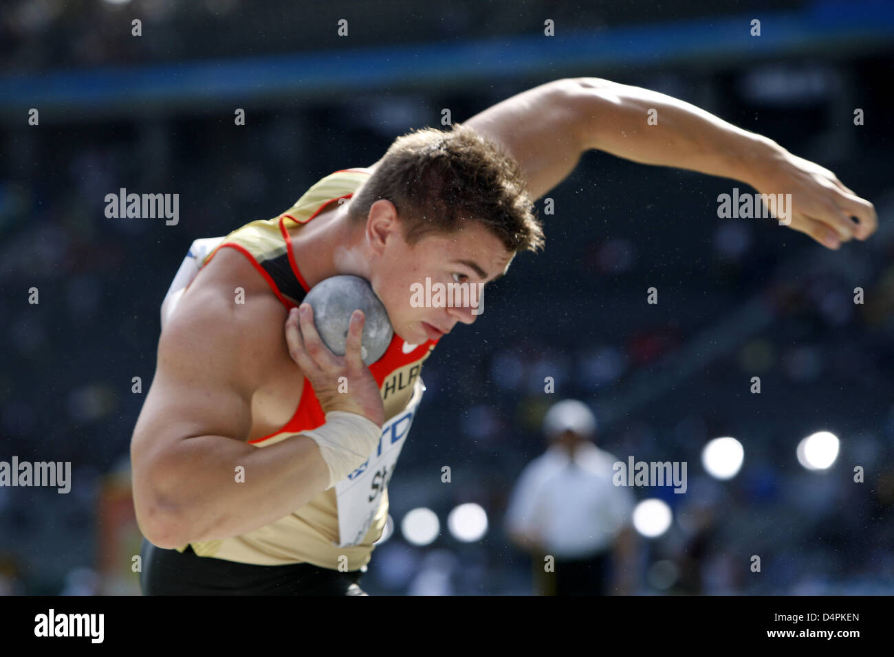 Germany?s David Storl during the Shot Put qualification at the 12th ...