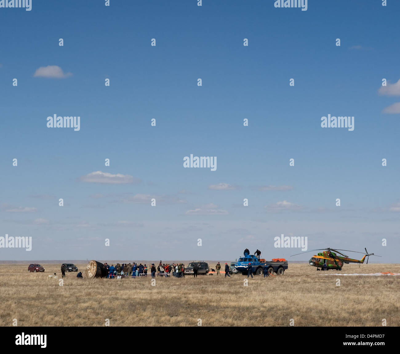 Expedition 18 successfully lands in Kazakhstan after completing its ...