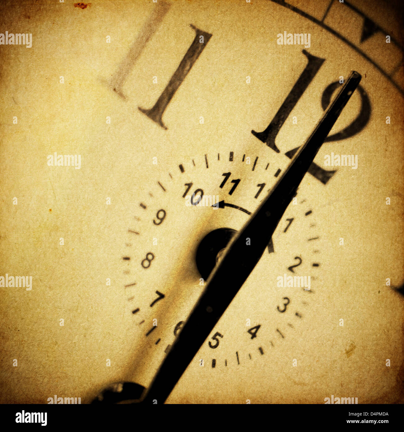 Vintage clock background Stock Photo - Alamy