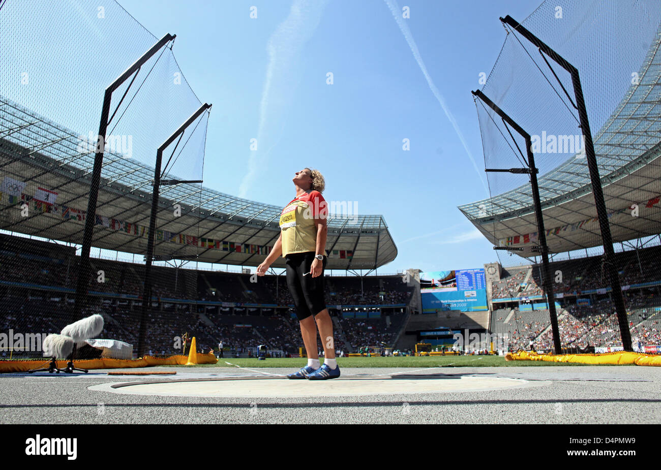 German Franka Dietzsch shown in action during the women?s discus ...