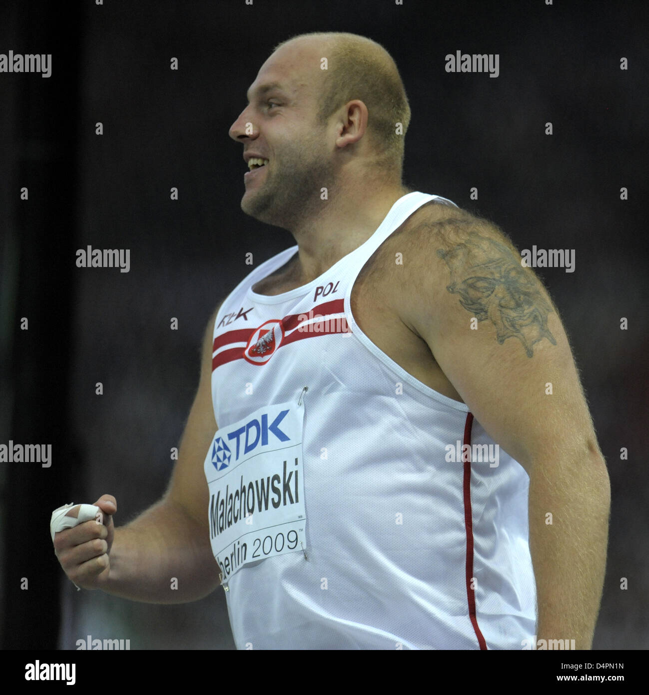 Polish Piotr Malachovski shown in action during the men?s discus final ...