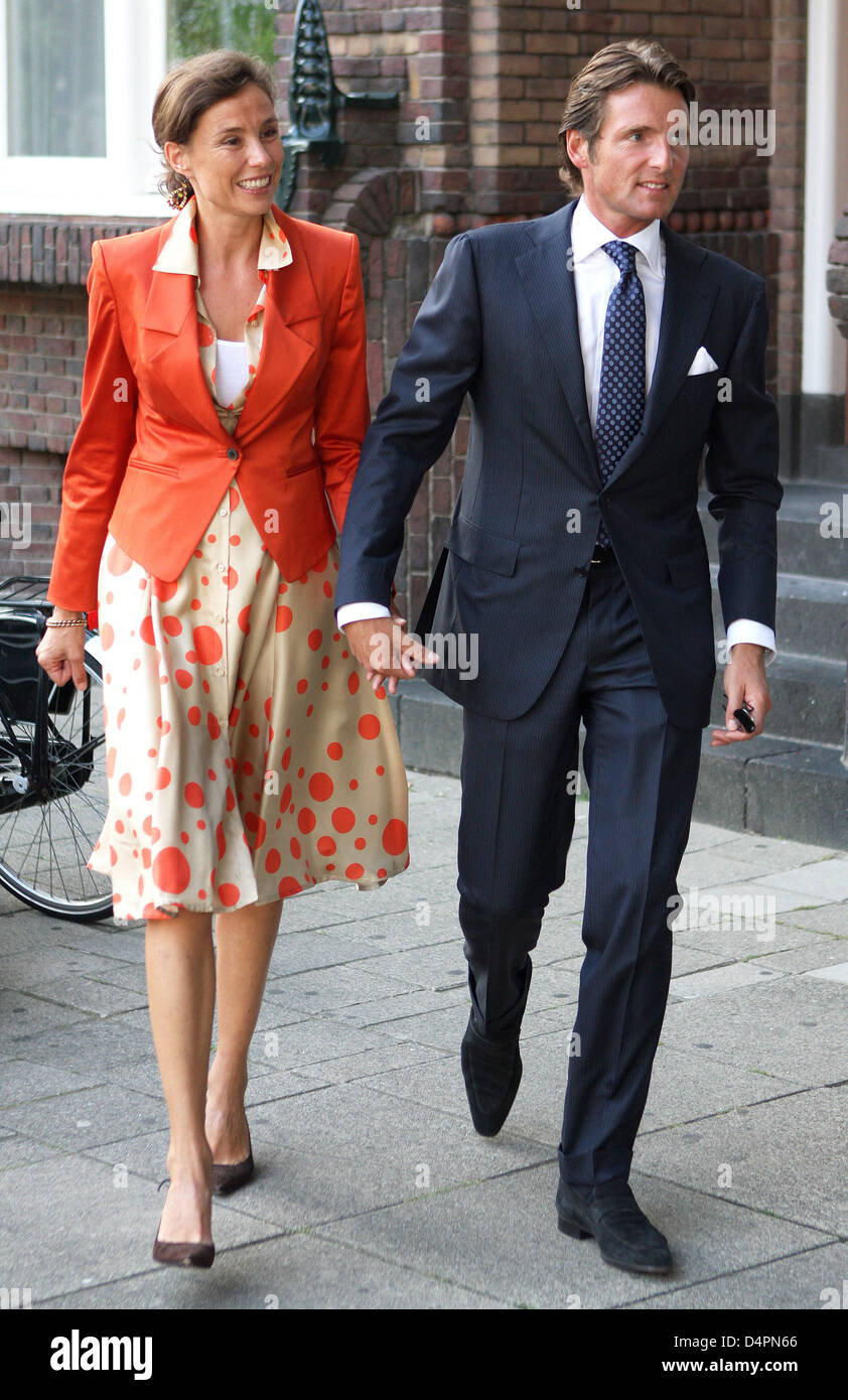 Dutch Prince Maurits and his wife Princess Marilene arrive for a ...