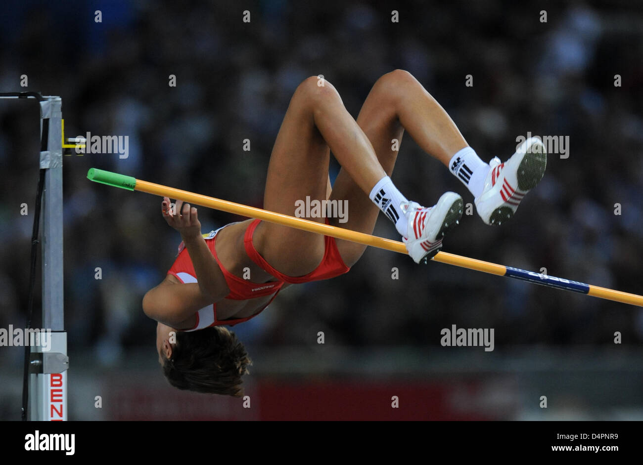 Croatian athlete Blanka Vlasic pictured in the High Jump final at the ...