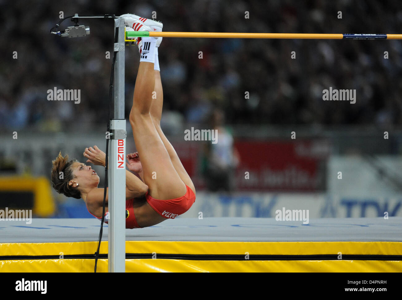 Croatian athlete Blanka Vlasic pictured in the High Jump final at the ...