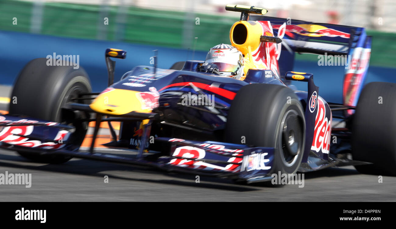 German Formula One driver Sebastian Vettel of German Formula One driver ...