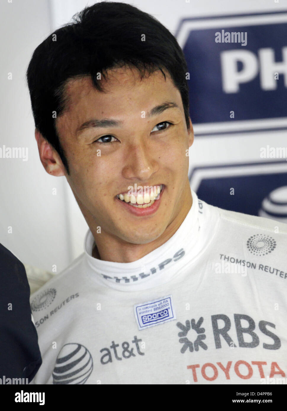 Japanese Formula One driver Kazuki Nakajima of Williams F1 Team is seen ...