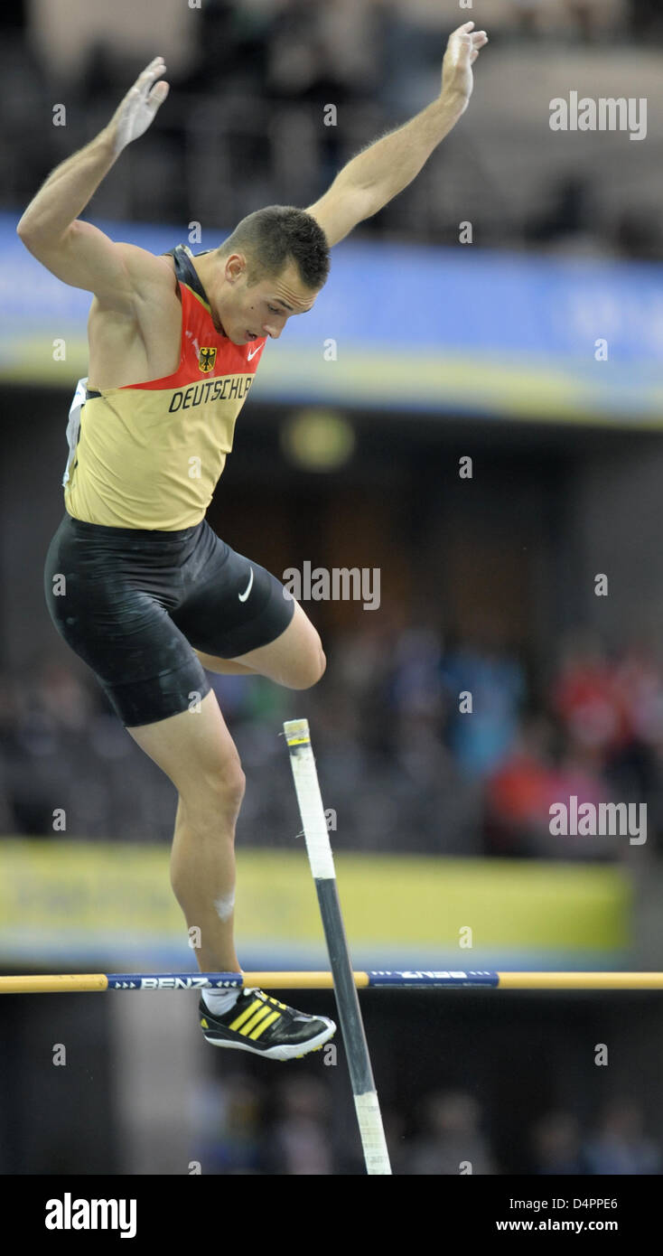 Germany?s Alexander Straub competes in the Pole Vault final at the 12th ...