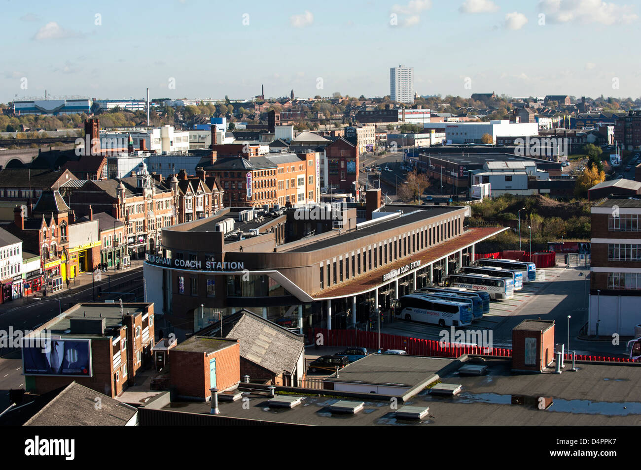 Birmingham coach station, Digbeth, UK Stock Photo - Alamy