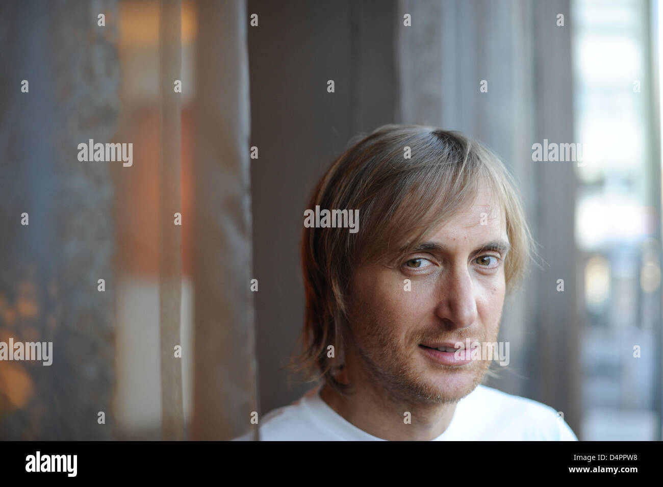 French DJ and producer David Guetta poses in Cologne, Germany, 22 ...