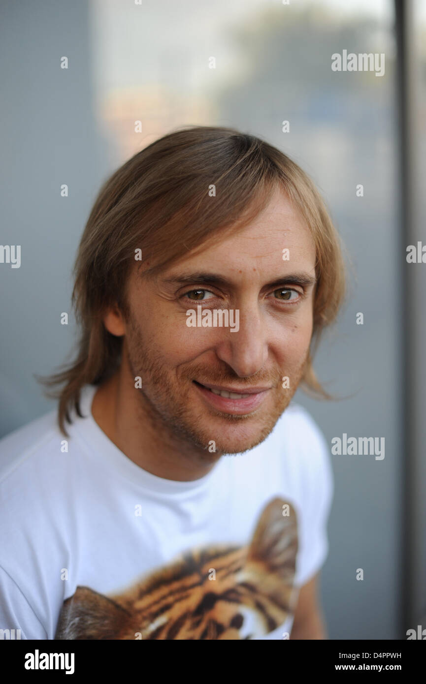 French DJ and producer David Guetta poses in Cologne, Germany, 22 ...
