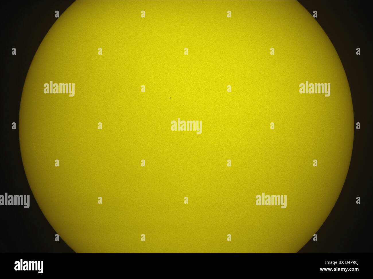 The Space Shuttle Atlantis captured a solar transit during the STS-125 ...