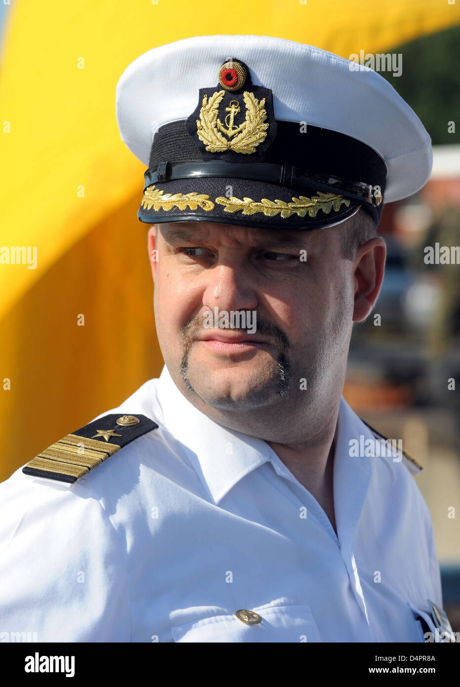 Captain Markus Rehbein of German Navy frigate ?Rheinland-Pfalz ...