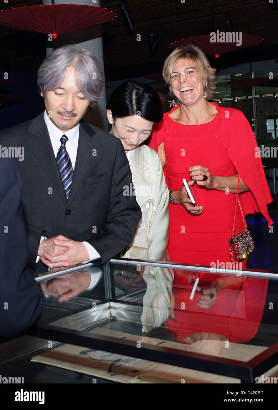 Japanese Prince Akishino his wife Princess Kiko (C) and Dutch Princess ...