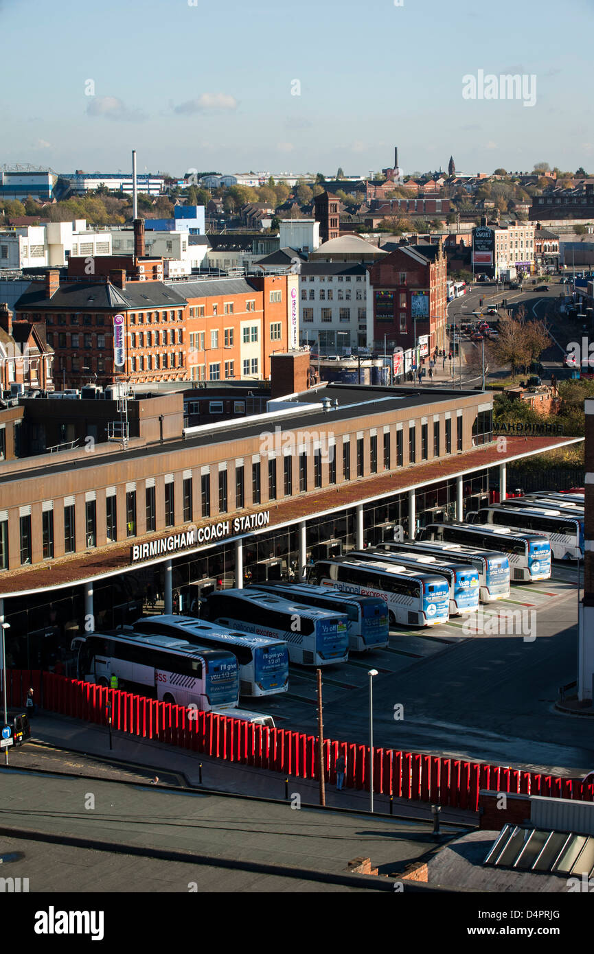 Birmingham coach station, Digbeth, Birmingham Stock Photo - Alamy