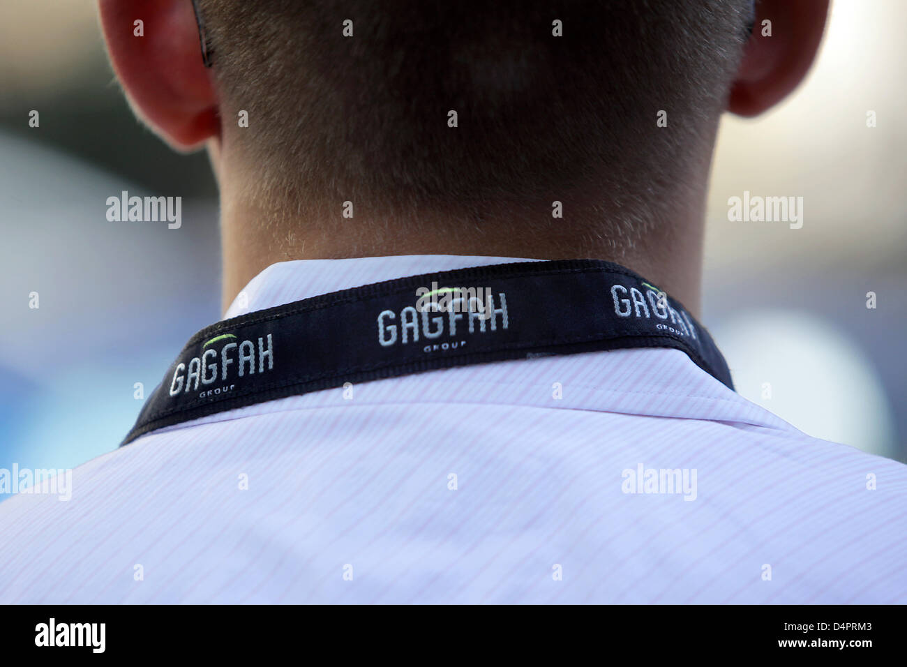 A staff member of housing company Gagfah pictured in Wiesbaden, Germany ...