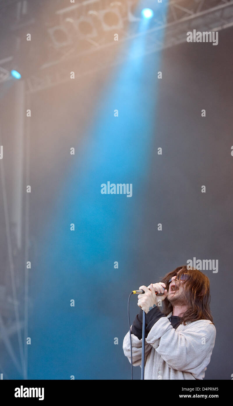 Keith Caputo, singer of US rock band Life Of Agony, performs at the ...