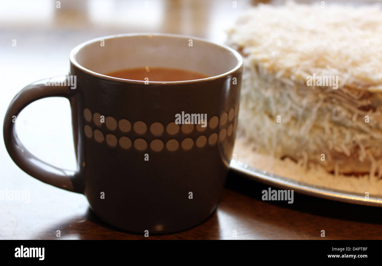 tea and cake Stock Photo - Alamy
