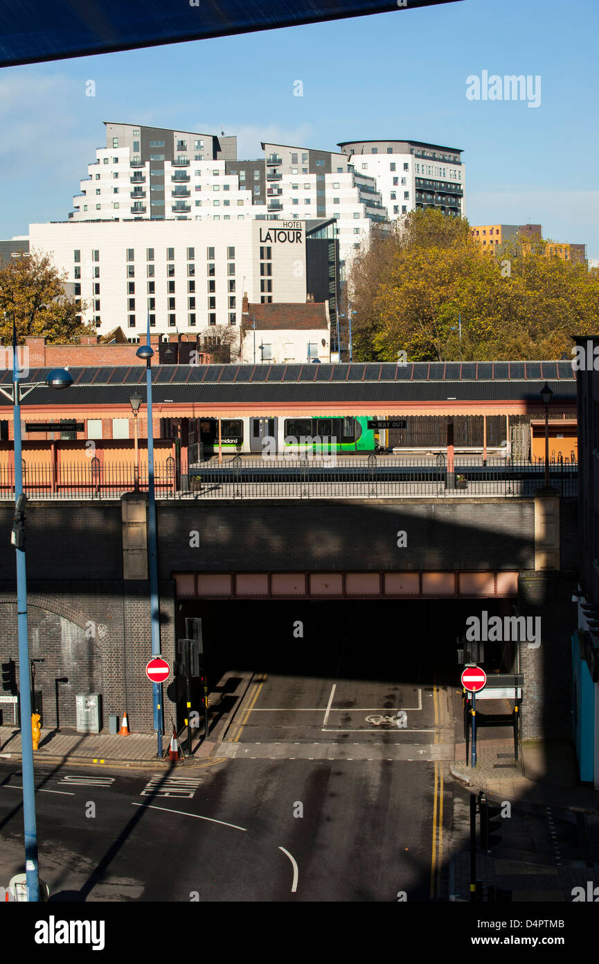 Moor Street station and Hotel La Tour Birmingham, UK Stock Photo - Alamy